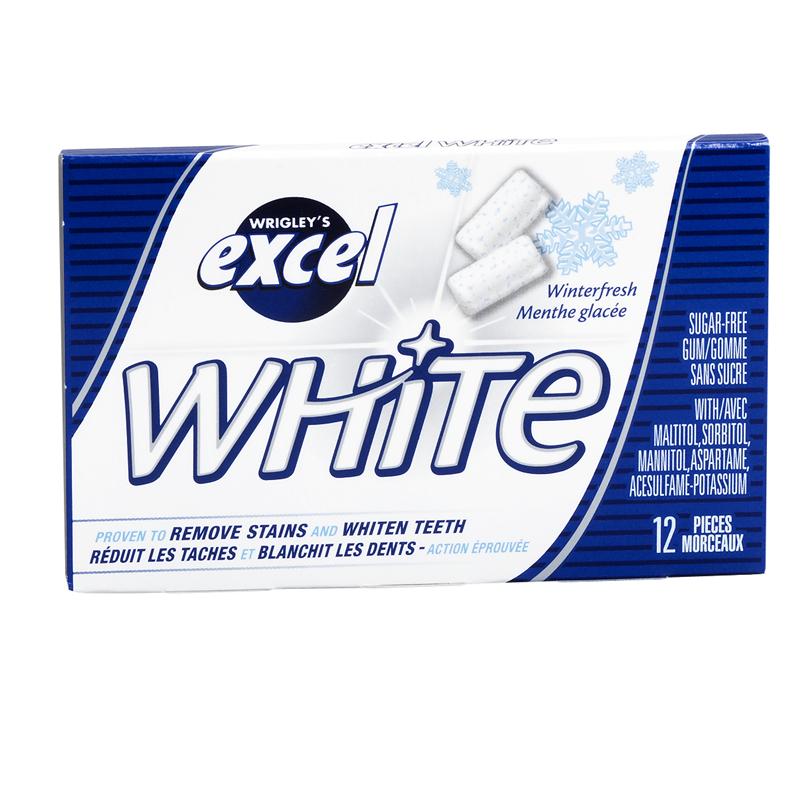 EXCEL WHITE GUM (12 count) – Canteen Canada