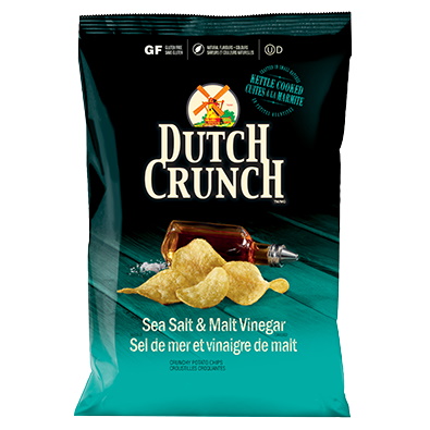 DUTCH CRUNCH SEA SALT & MALT VINEGAR CHIPS 40g – Canteen Canada