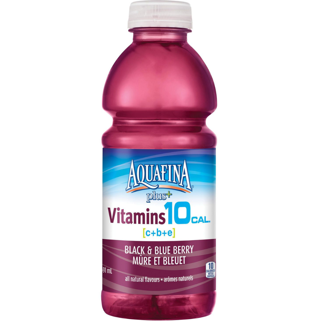 AQUAFINA PLUS VITAMINS BLACK & BLUEBERRY 591mL – Canteen Canada