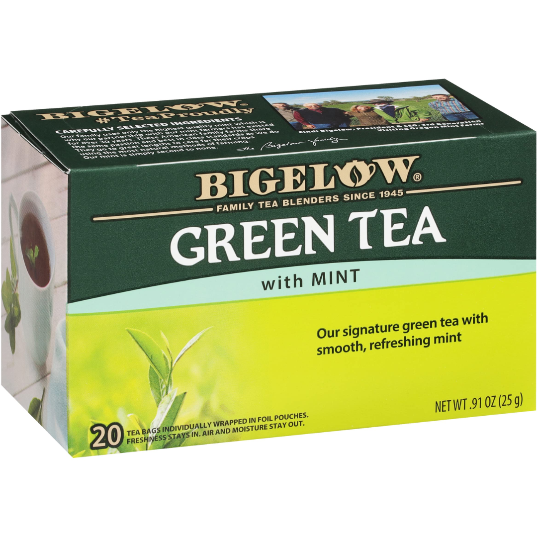 BIGELOW GREEN TEA WITH MINT – Canteen Canada
