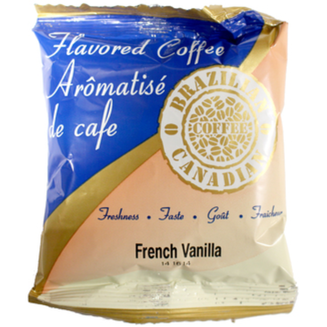 BRAZILIAN CANADIAN COFFEE CO FRENCH VANILLA GROUND 64g – Canteen Canada