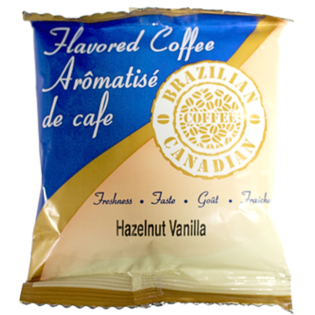 BRAZILIAN CANADIAN COFFEE CO HAZELNUT VANILLA GROUND 64g – Canteen Canada