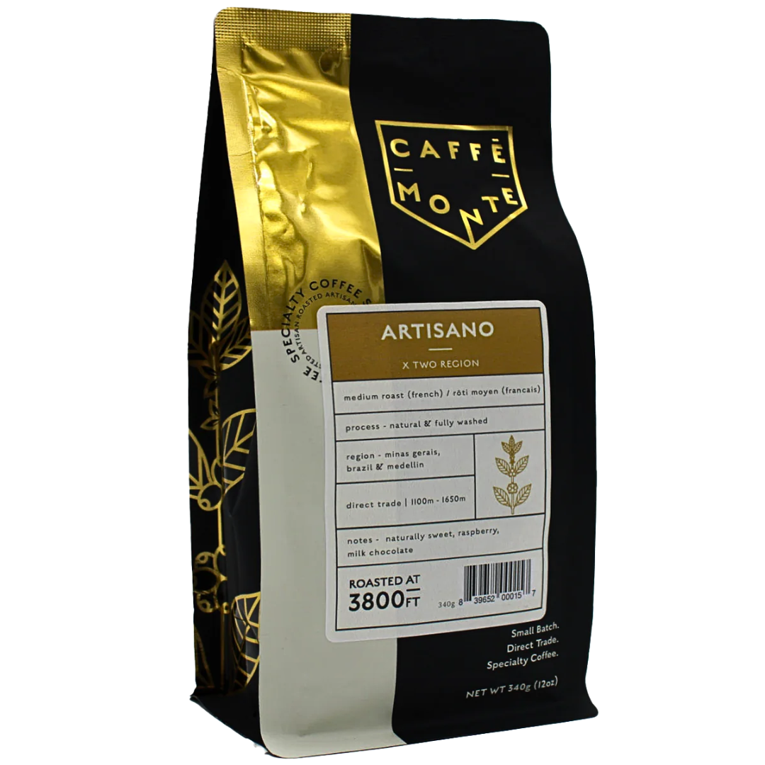 CAFFÉ MONTE CAFÉ ARTISANO ESPRESSO GROUND 340g – Canteen Canada