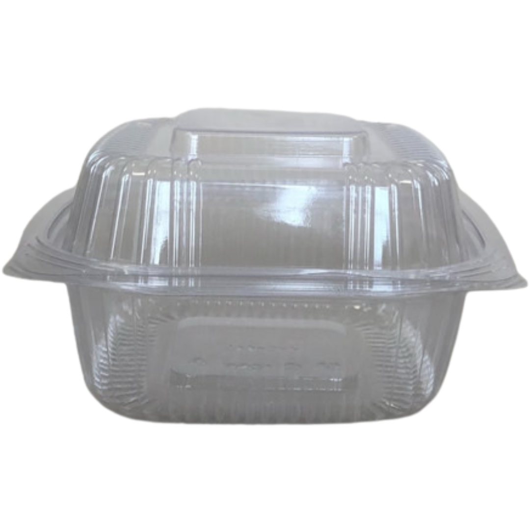 CANADA GREEN PLA CLAMSHELL – SINGLE COMPARTMENT 6x6x3 – Canteen Canada