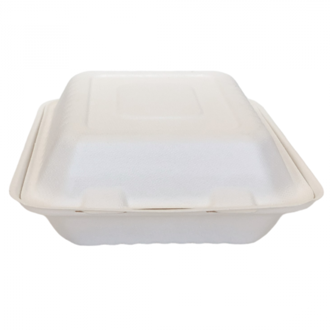 CANADA GREEN SUGARCANE CLAMSHELL – SINGLE COMPARTMENT 8x8x3 (200 count ...