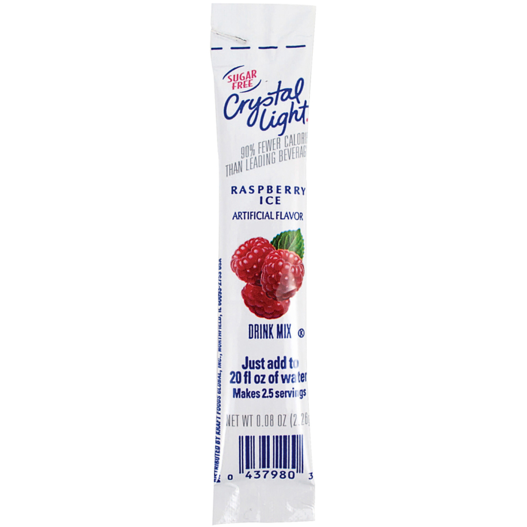 CRYSTAL LITE RASPBERRY ICE SINGLE SERVING 2.4g – Canteen Canada