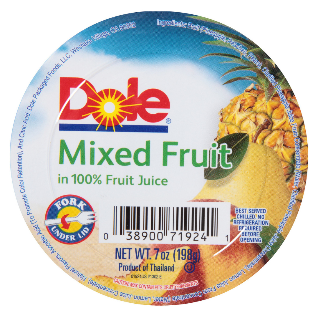 DOLE MIXED FRUIT CUP 198g – Canteen Canada