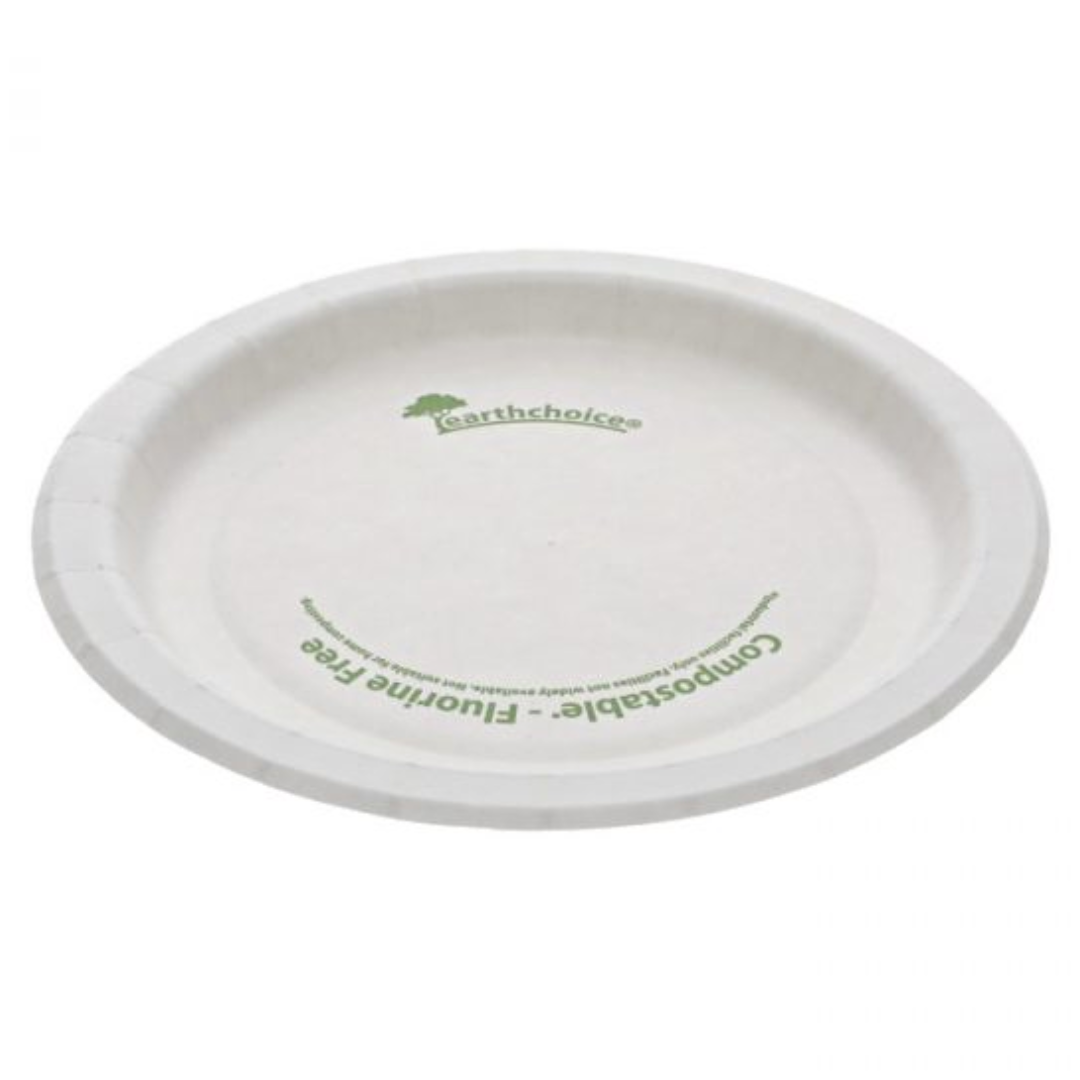 EARTH CHOICE COMPOSTABLE PAPER PLATE 6″ – Canteen Canada
