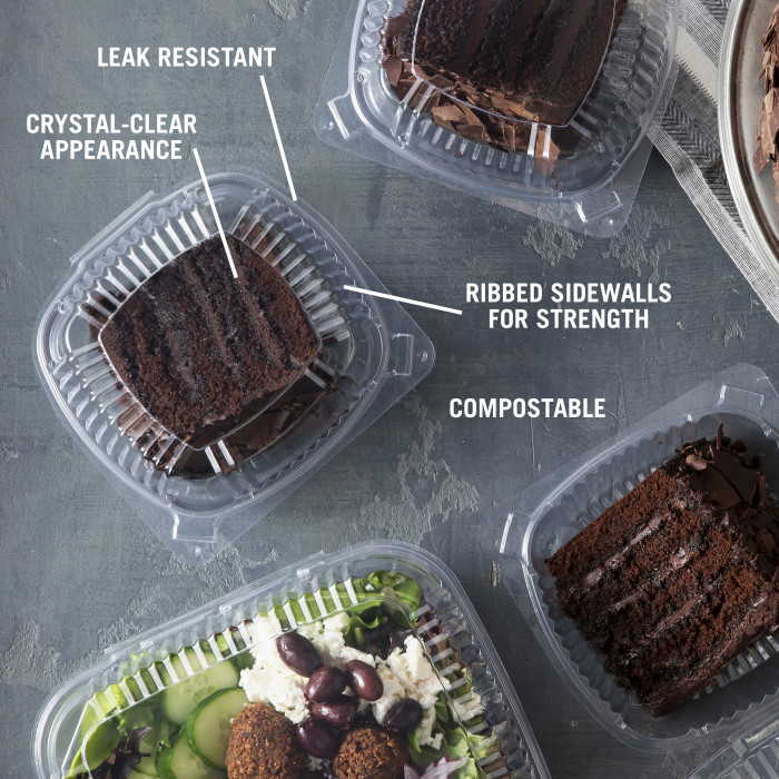 EARTH CHOICE PLA CLAMSHELL 6X6X3 – Canteen Canada