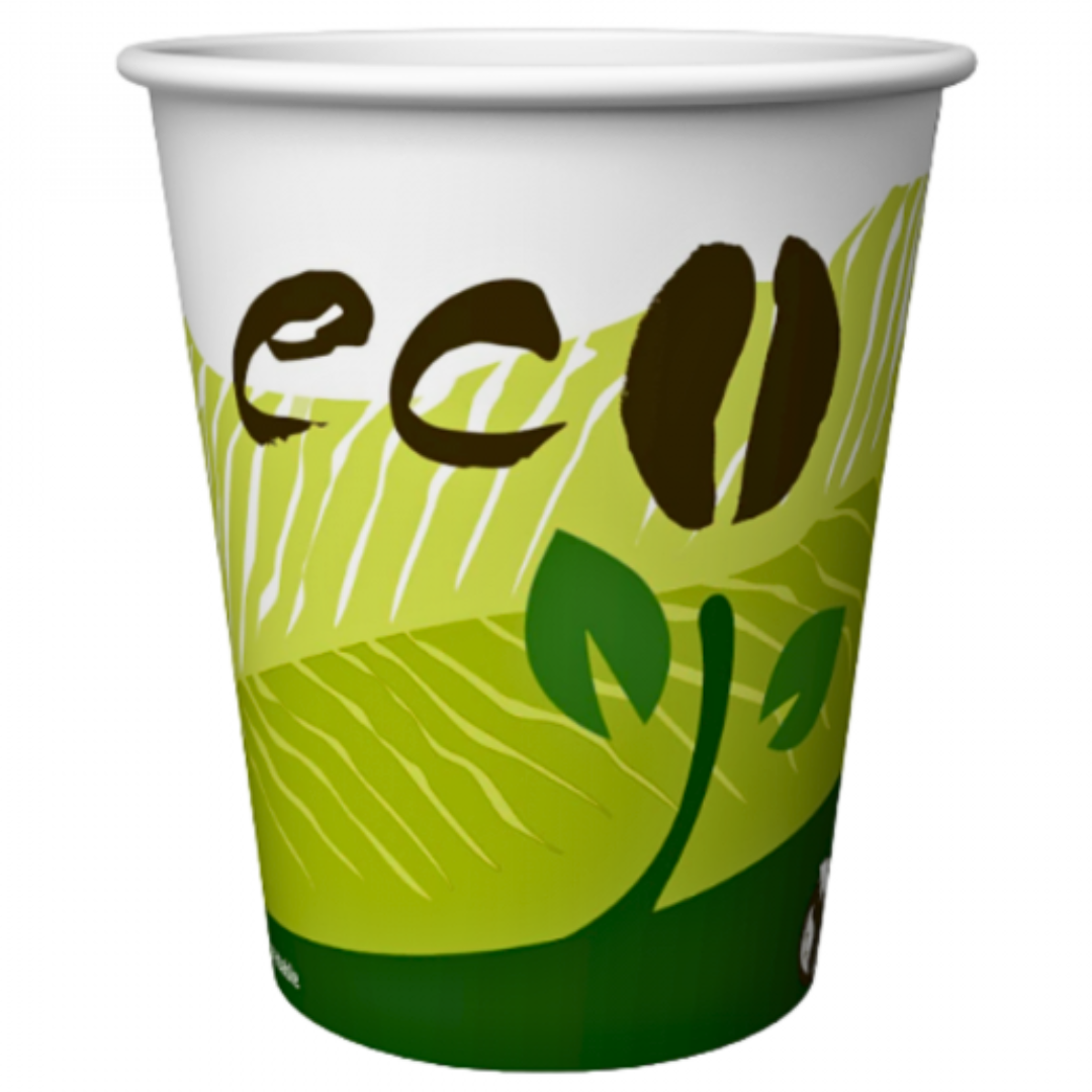 LIFE IN GREEN COMPOSTABLE ECO HOT DRINK SINGLE WALL TO GO CUP 16oz ...