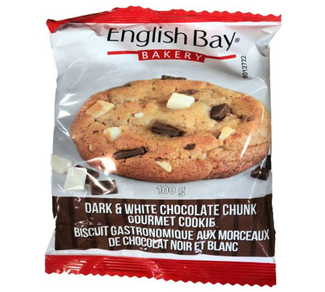 ENGLISH BAY DARK & WHITE CHOCOLATE CHUNK COOKIES 100g – Canteen Canada