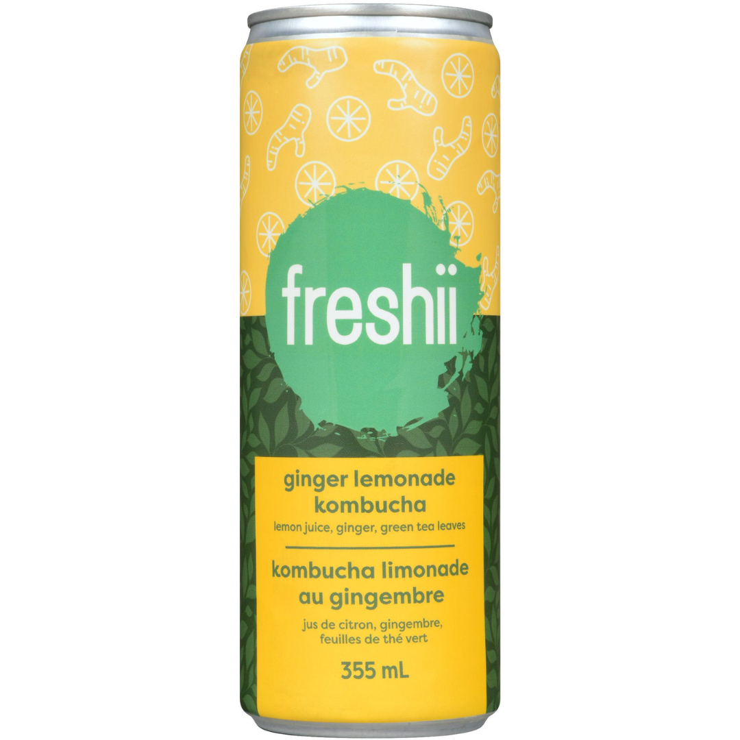 FRESHII GINGER LEMONADE KOMBUCHA 355mL – Canteen Canada