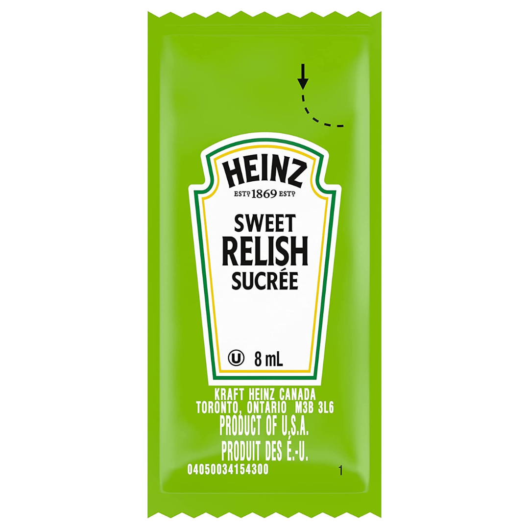 HEINZ SWEET RELISH SINGLE SERVE 8mL – Canteen Canada