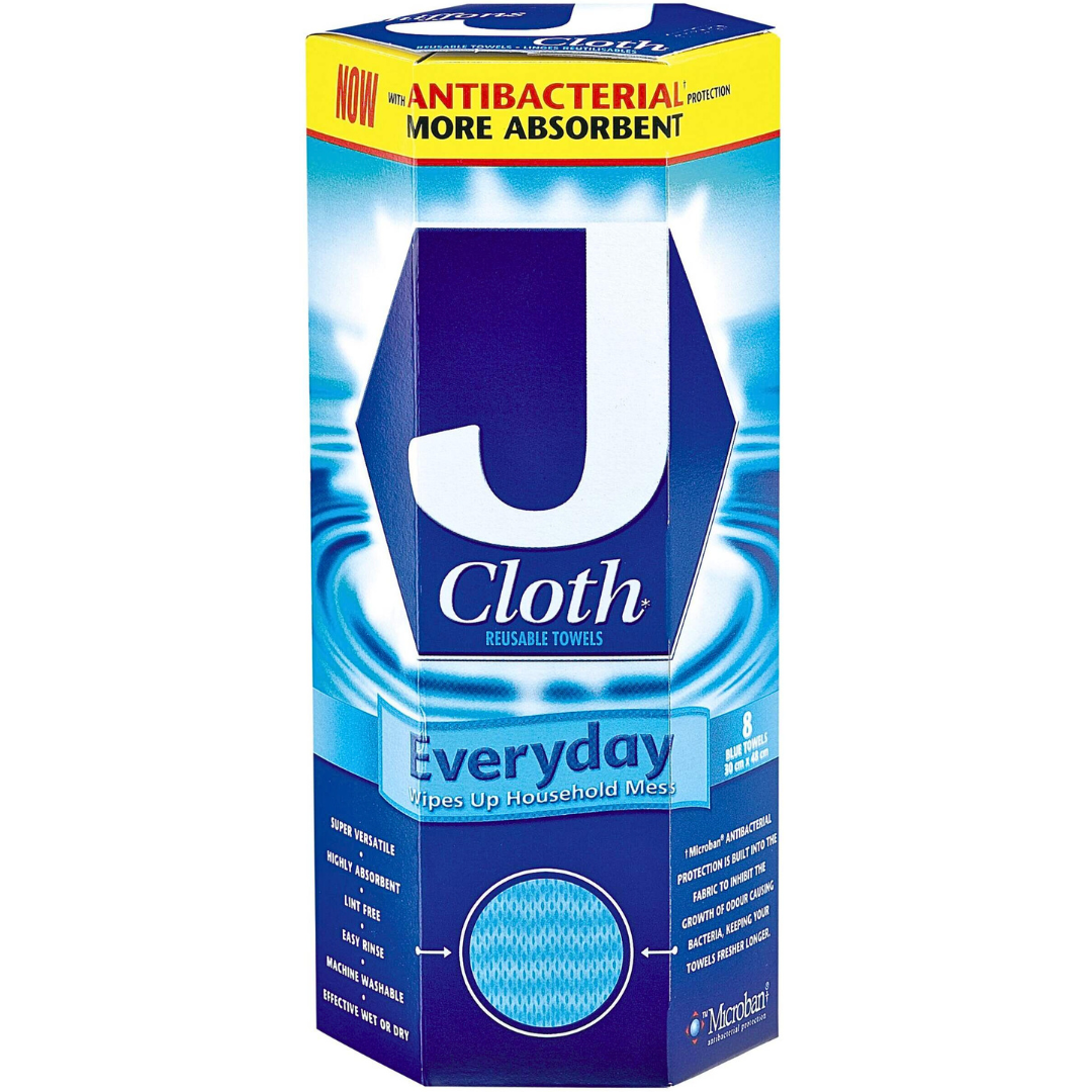 J-CLOTH REUSABLE ALL PURPOSE CLOTHS (8 count) – Canteen Canada