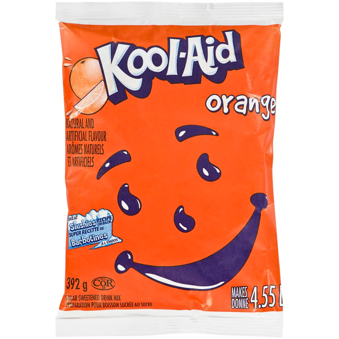 KOOL-AID ORANGE POWDERED DRINK MIX 392g – Canteen Canada