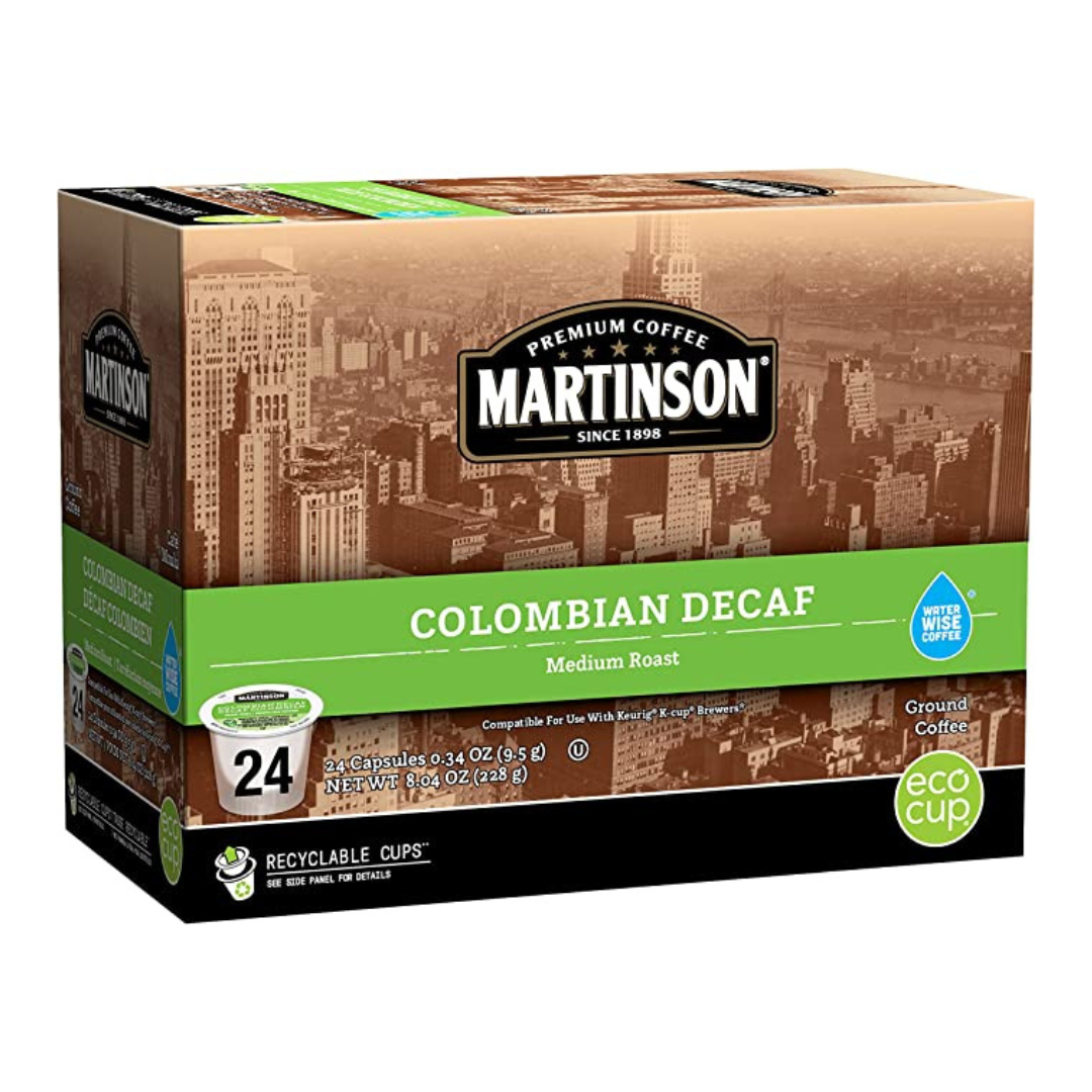 MARTINSON PREMIUM COFFEE COLOMBIAN DECAF KCUP – Canteen Canada