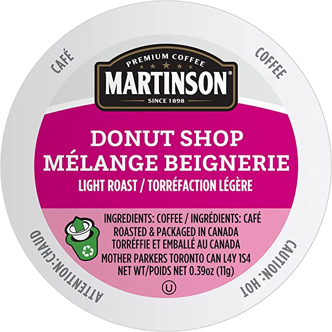 MARTINSON PREMIUM COFFEE DONUT SHOP KCUP – Canteen Canada