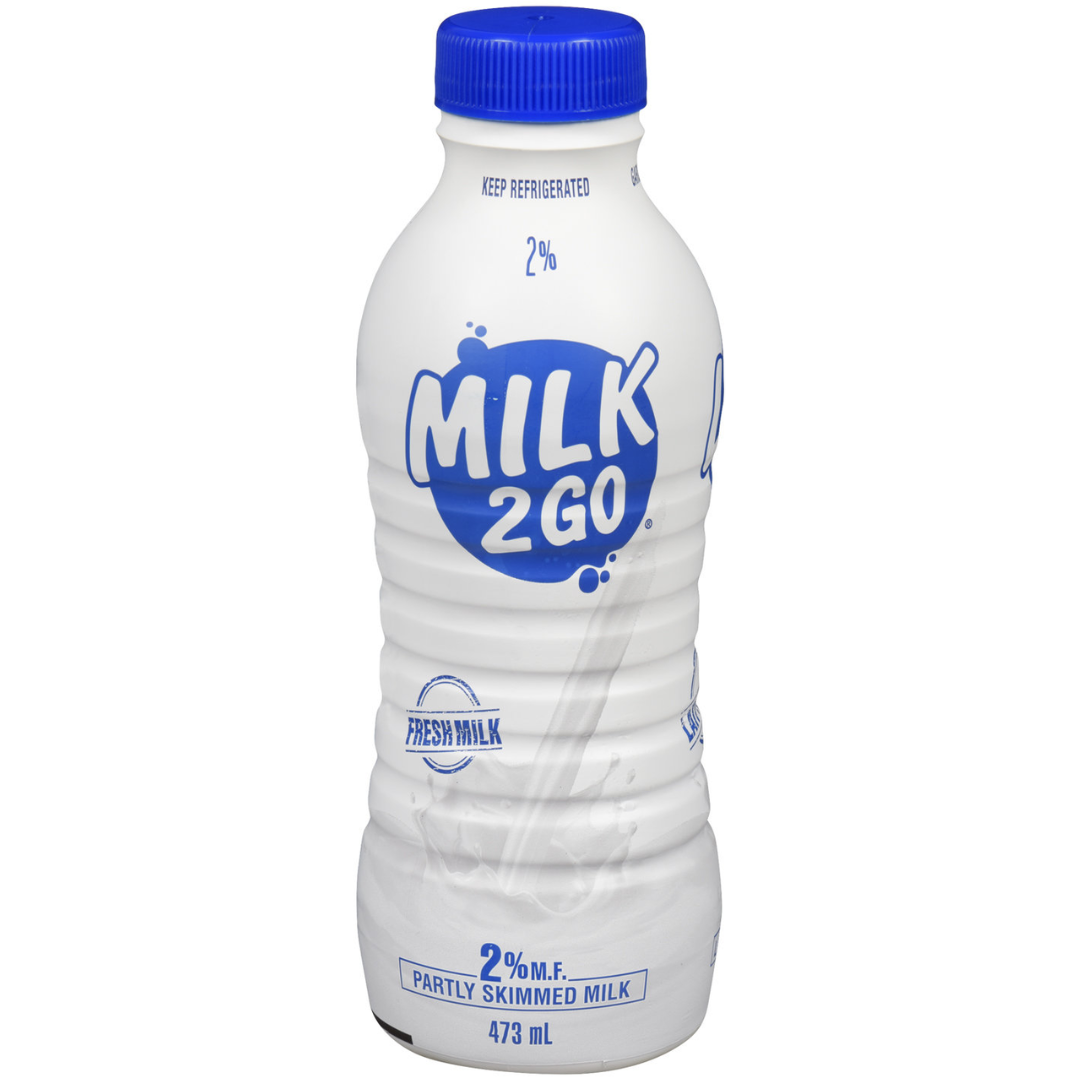 MILK 2 GO 2% WHITE 473mL – Canteen Canada