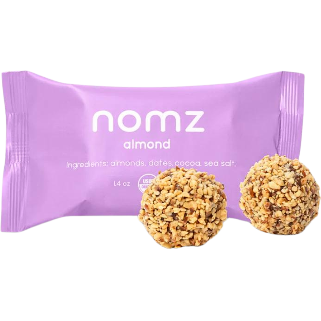 NOMZ ALMOND ENERGY BITES 40g (12 count) – Canteen Canada
