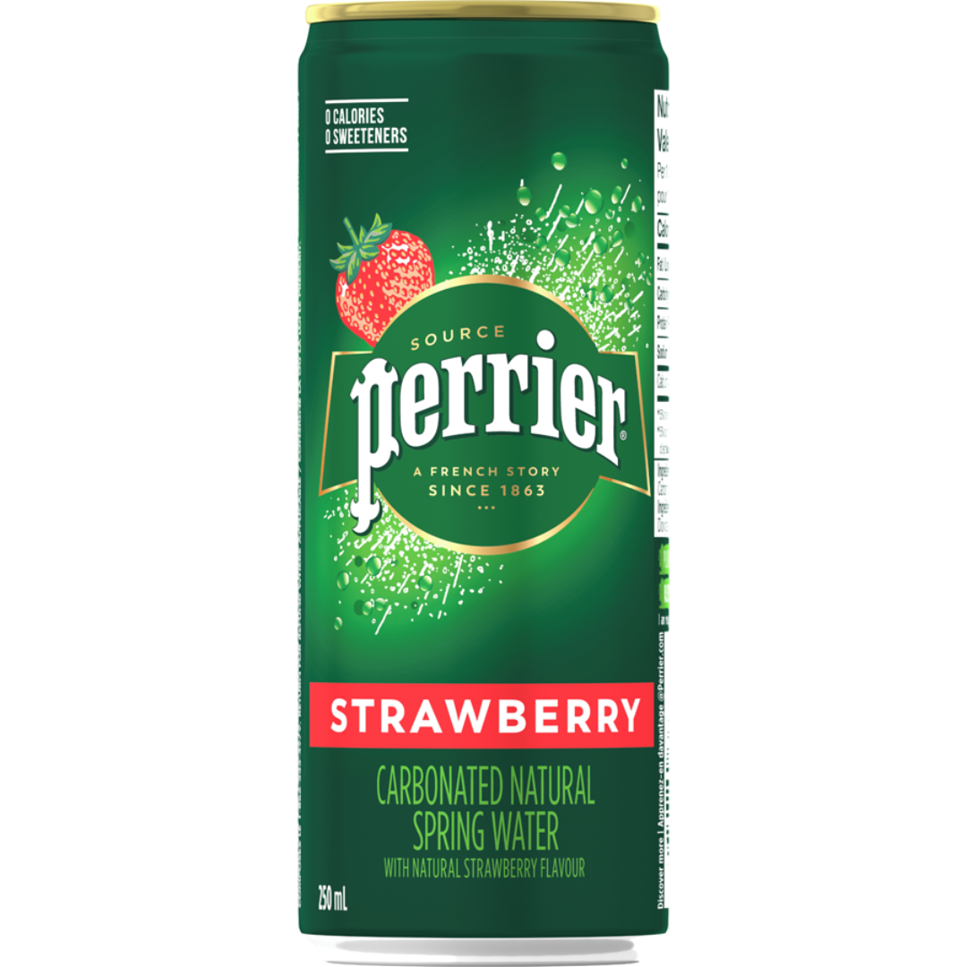 PERRIER STRAWBERRY SPARKLING WATER 250mL – Canteen Canada