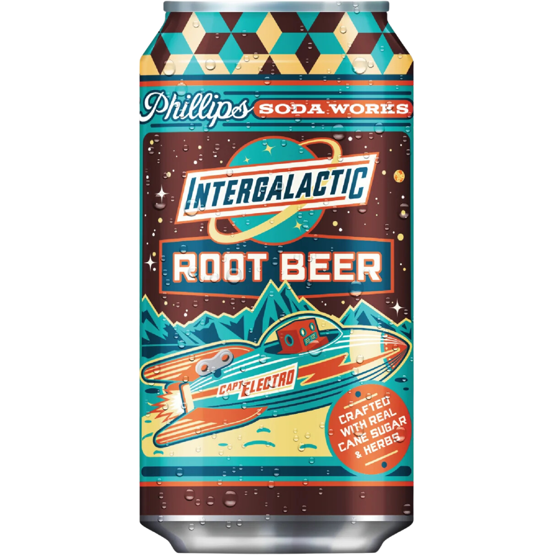 PHILLIPS SODA WORKS INTERGALACTIC ROOT BEER 355mL – Canteen Canada
