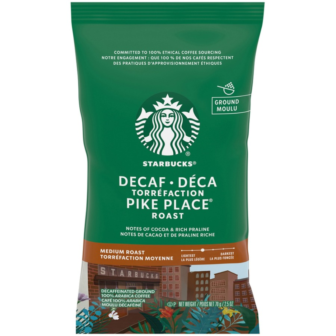 STARBUCKS DECAF PIKE PLACE GROUND 71g – Canteen Canada