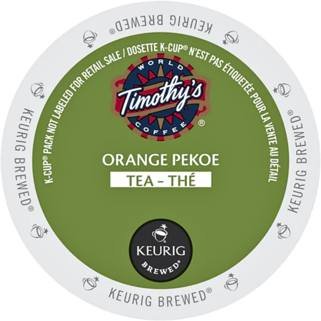 TIMOTHY’S ORANGE PEKOE TEA KCUP – Canteen Canada