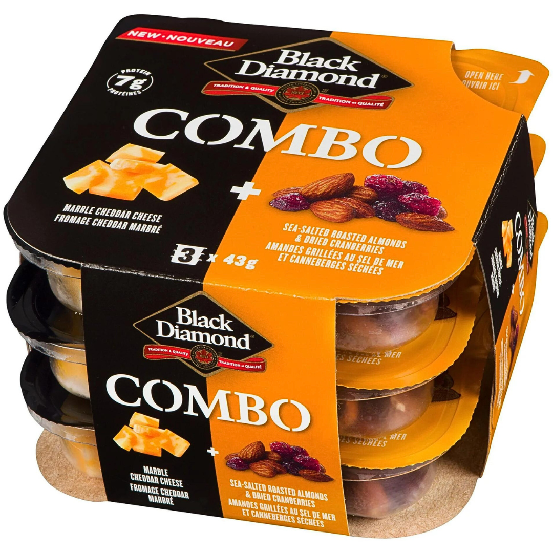BLACK DIAMOND COMBO CHEESE, ALMONDS & CRANBERRIES (3 pack) – Canteen Canada