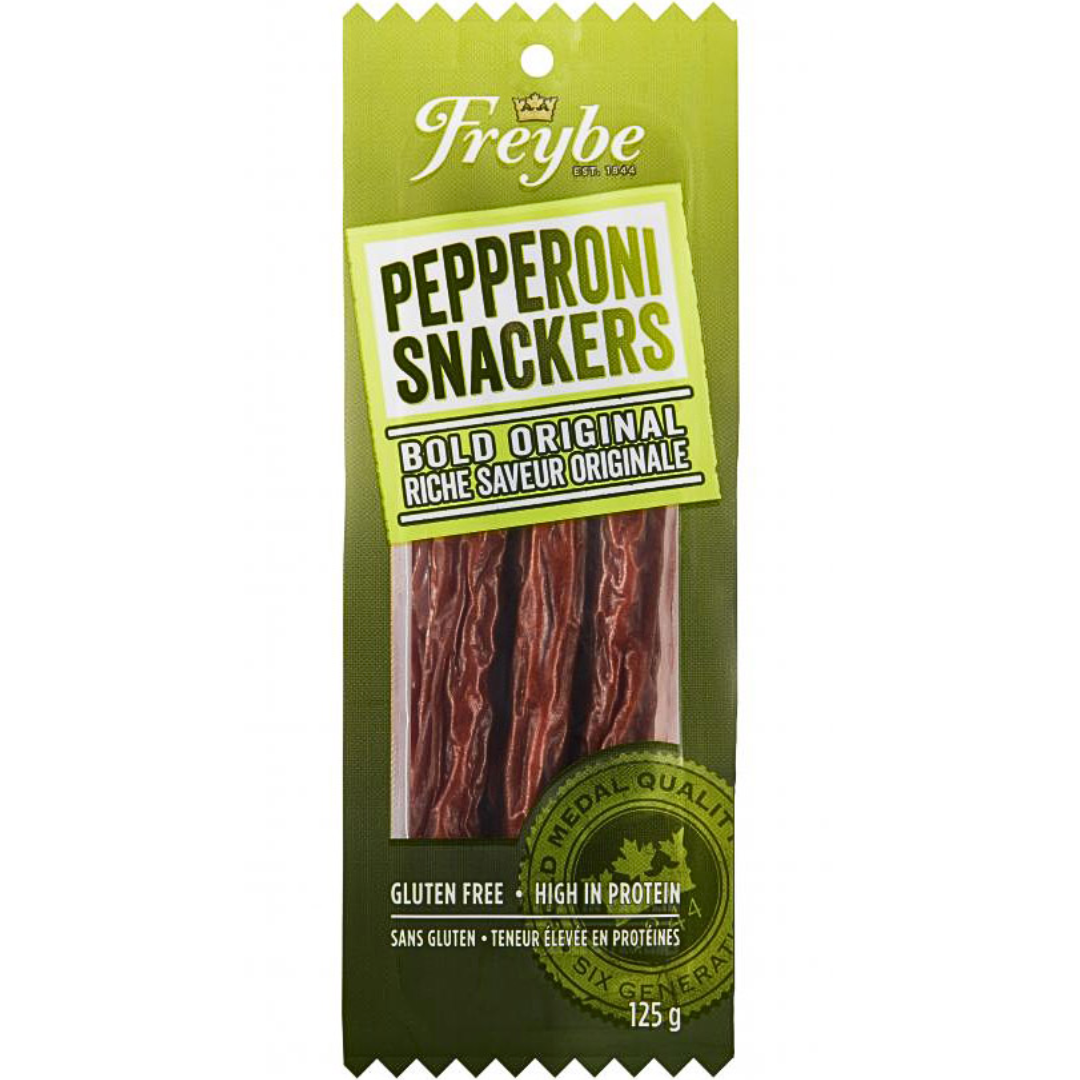 FREYBE PEPPERONI SNACKERS BOLD ORIGINAL 125g – Canteen Canada