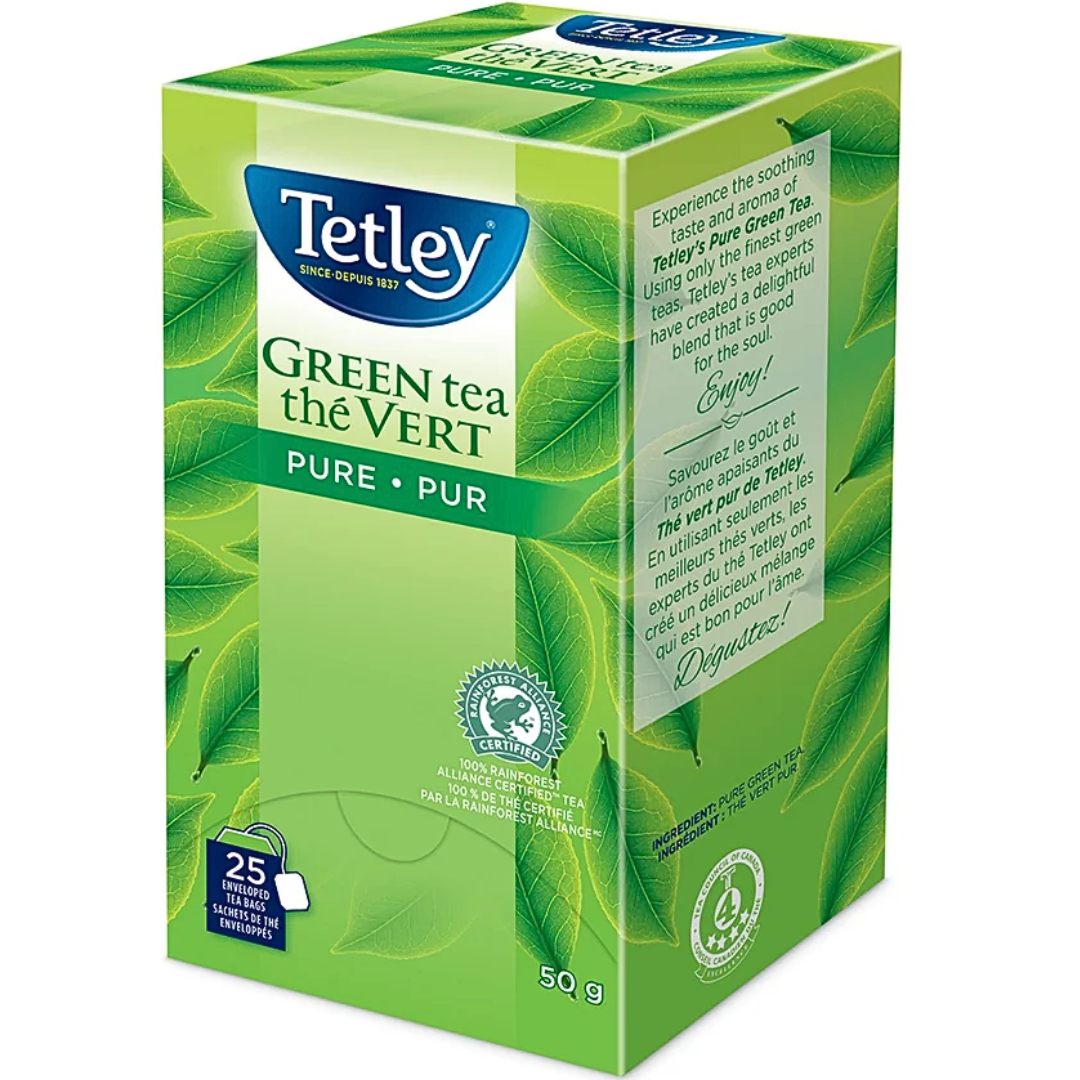 TETLEY GREEN TEA – 25 COUNT – Canteen Canada